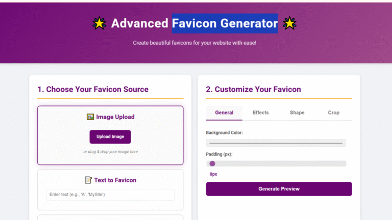 Favicon Generator | Telika Tools